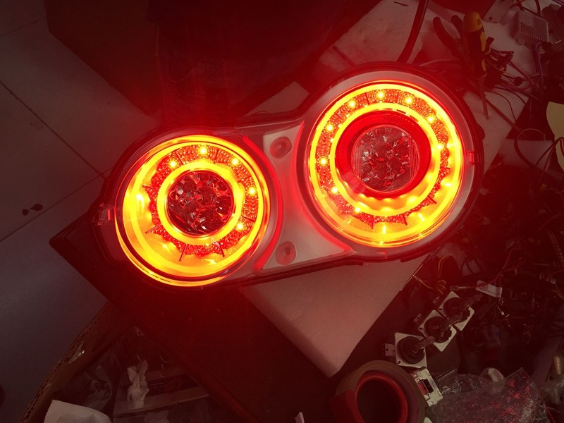 秀山专用于09-13款 Valenti GTR R35尾灯总成 GTR改装LED尾灯_虎窝淘
