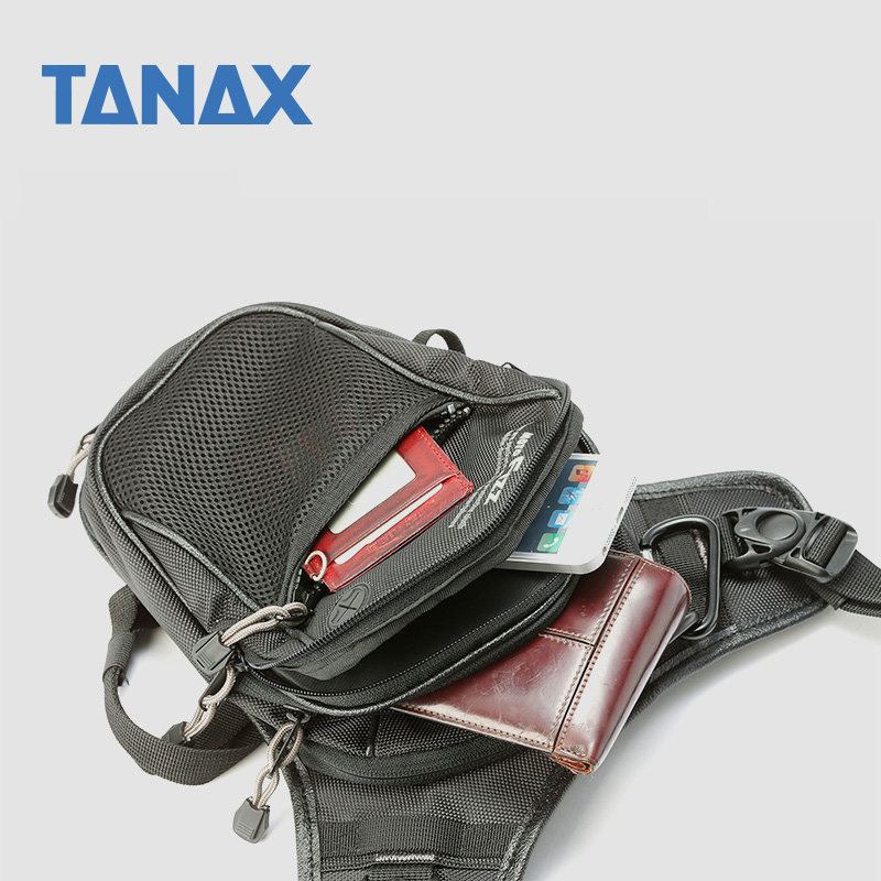 日本TANAX MOTOFIZZ摩托车腿包户外骑行登山包腿包大容量MFK-206_虎窝淘