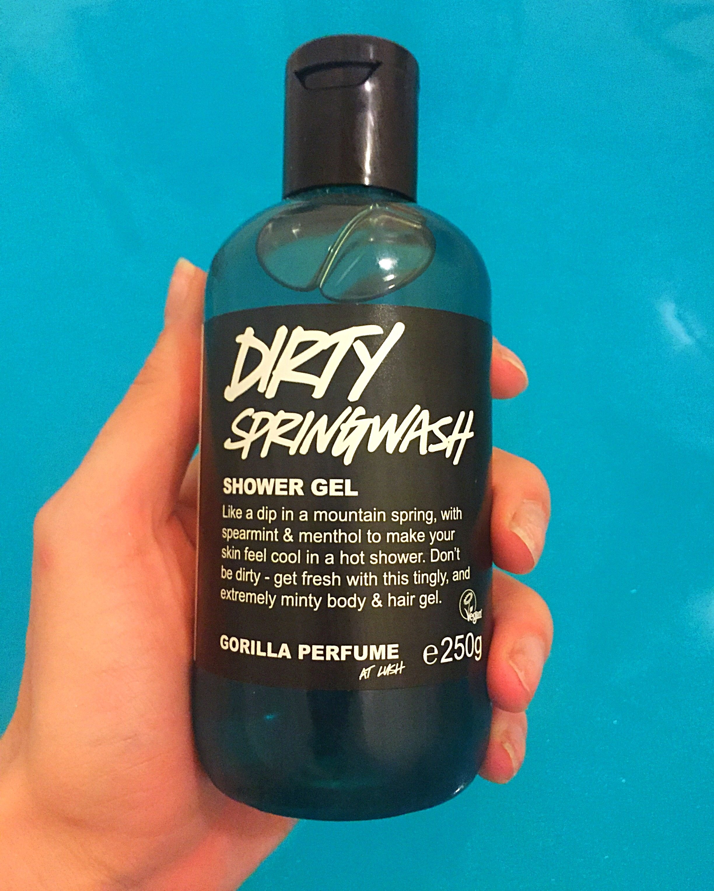 【上海现货】新西兰Lush Dirty山泉薄荷清爽沐浴露男士清新爽肤_虎窝淘