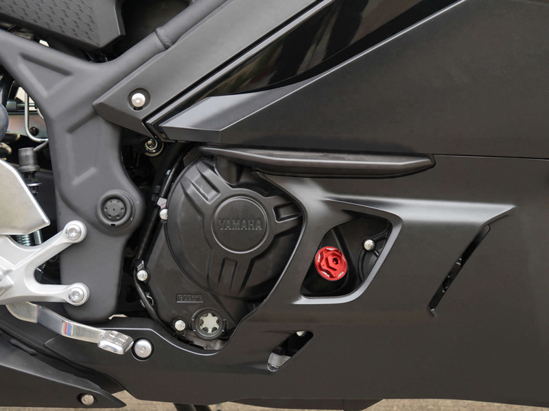 适用雅马哈YZF R1 R3 R6 R7 R25 R15改装防盗机油螺丝铝合金配件_虎窝淘