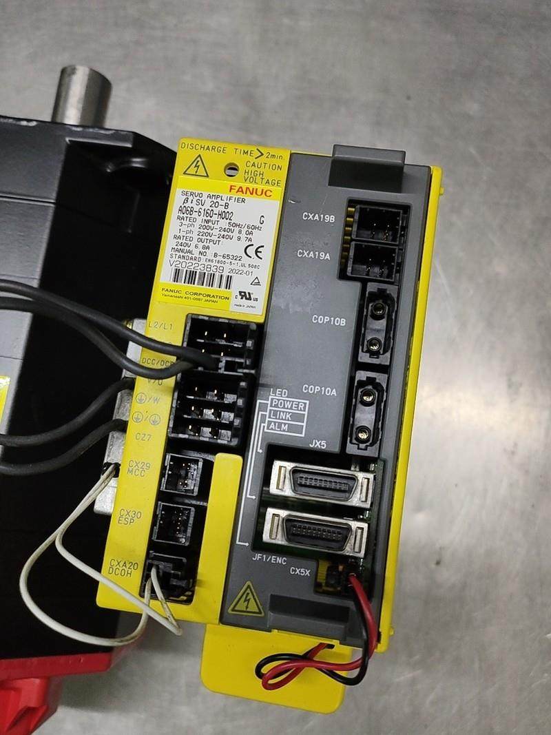 发那科MF系统四轴驱动电机β12/2000配A06B-6160-H002议价_虎窝淘