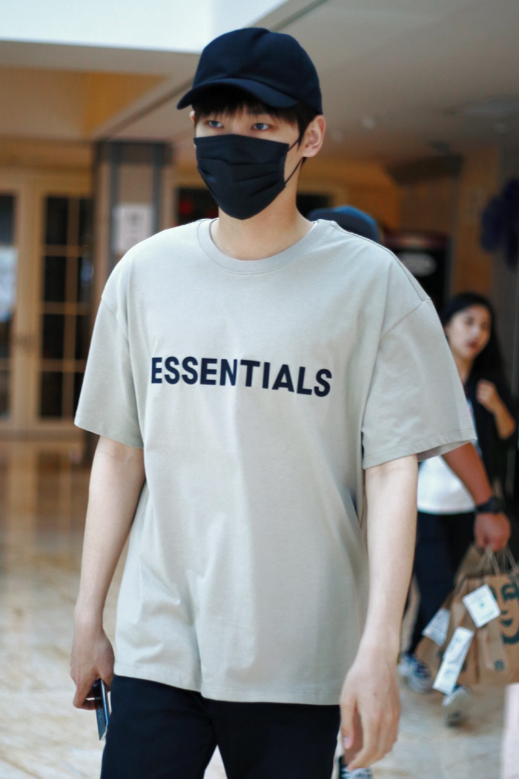 BBOY风体恤女OS厚实棉胸前硅胶字母潮流宽松高街短袖T恤男重磅_虎窝淘