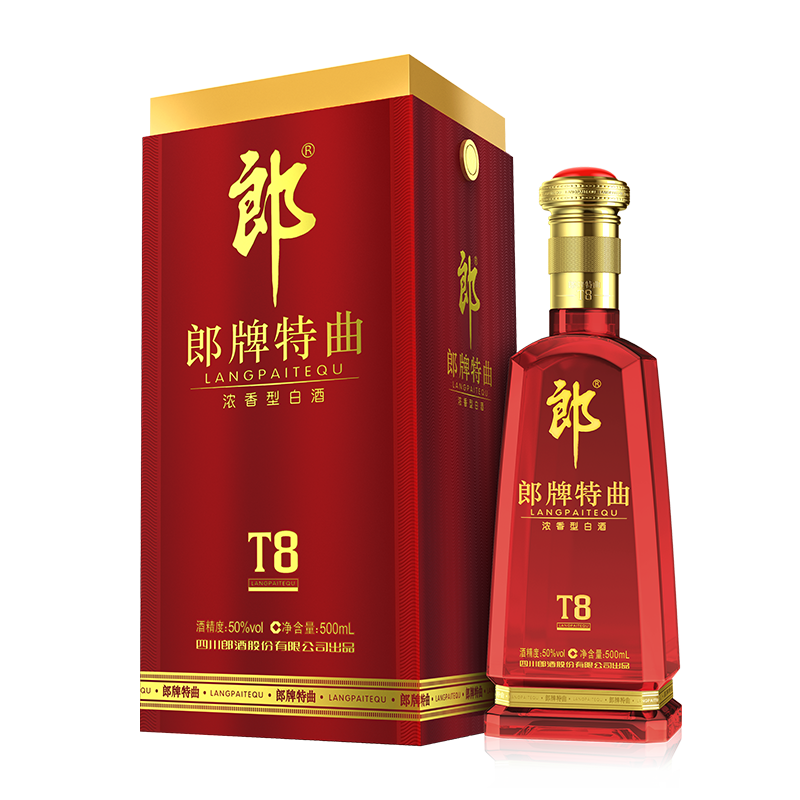 [酒厂自营]郎酒郎牌特曲T8 50度浓香型白酒500ml纯粮过节送礼_虎窝淘