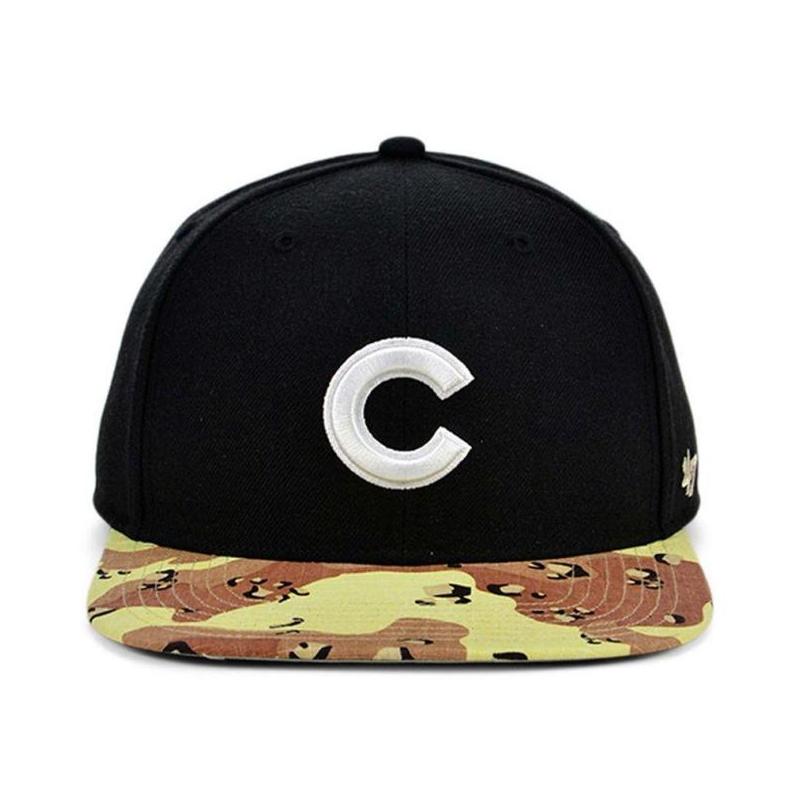 47 Brand男帽子棒球帽运动休闲芝加哥小熊平檐撞色正品12450001_虎窝淘