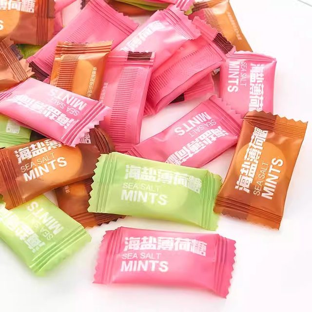 Candy sea salt cool and refreshing fruit flavor mint vitamin C tattoo ...