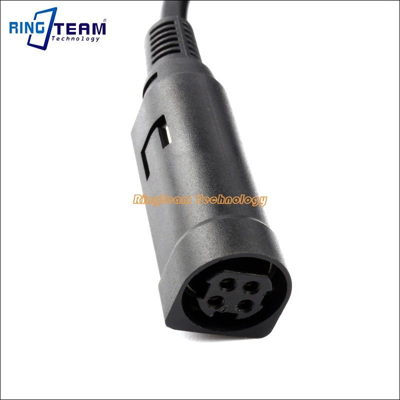 适用GST220A R7B 48V适配器KYCON KPPX-4P母头转L型带锁DC5.5公头_虎窝淘