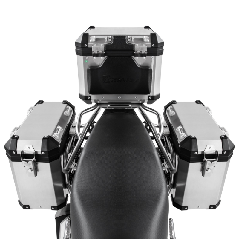 GSADV适用本田cb400x三箱边箱尾箱后备箱铝合金冒险护杠保险改装_虎窝淘