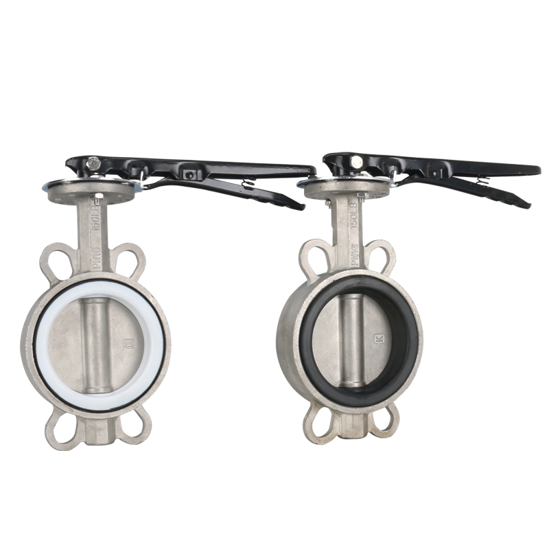 304全不锈钢蝶阀D71X/F-16P不锈钢对夹式蝶阀DN50 65 80 100_虎窝淘