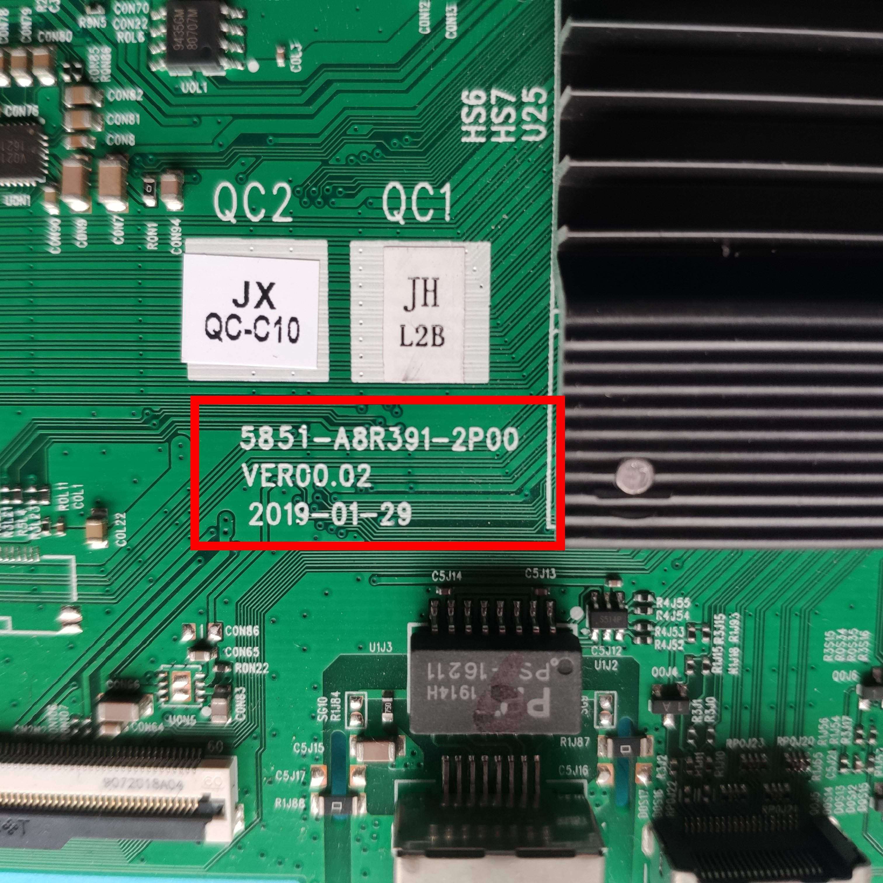 创维55G20酷开55K5C主板5851-A8R391-2P00屏RDL550WY(CN0-005/BD0_虎窝淘