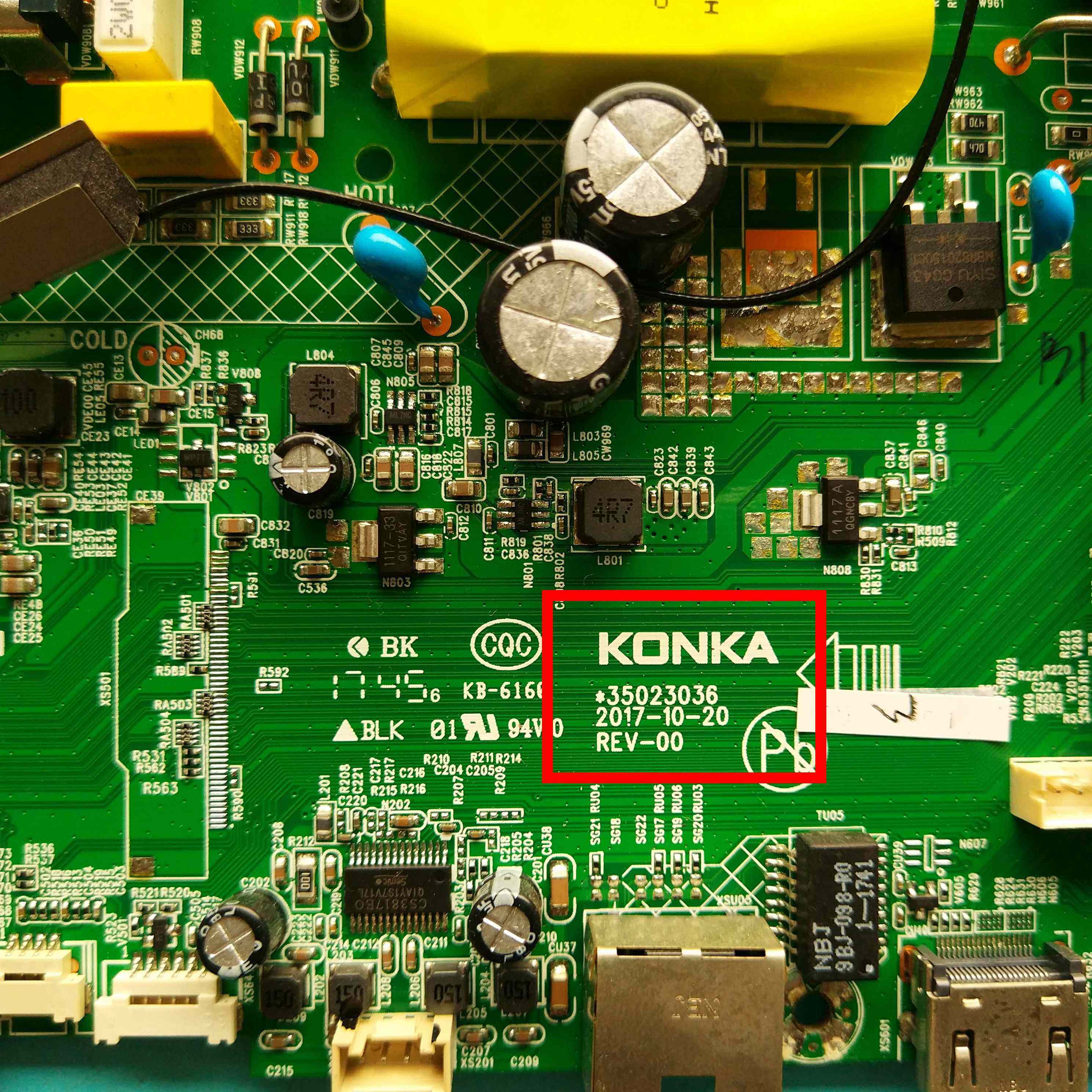 原装康佳LED43S1 K43 LED43K1000A主板35023036屏1682YT 1924YT_虎窝淘