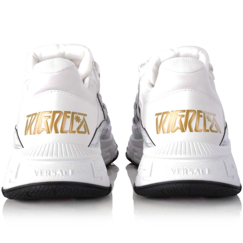 宋茜同款 Versace男鞋 Trigreca拼接厚底运动鞋正品代购 DSU809_虎窝淘