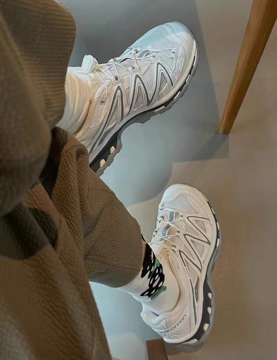 Salomon萨洛蒙xt quest白香槟男女徒步休闲运动户外机能登山跑鞋_虎窝淘