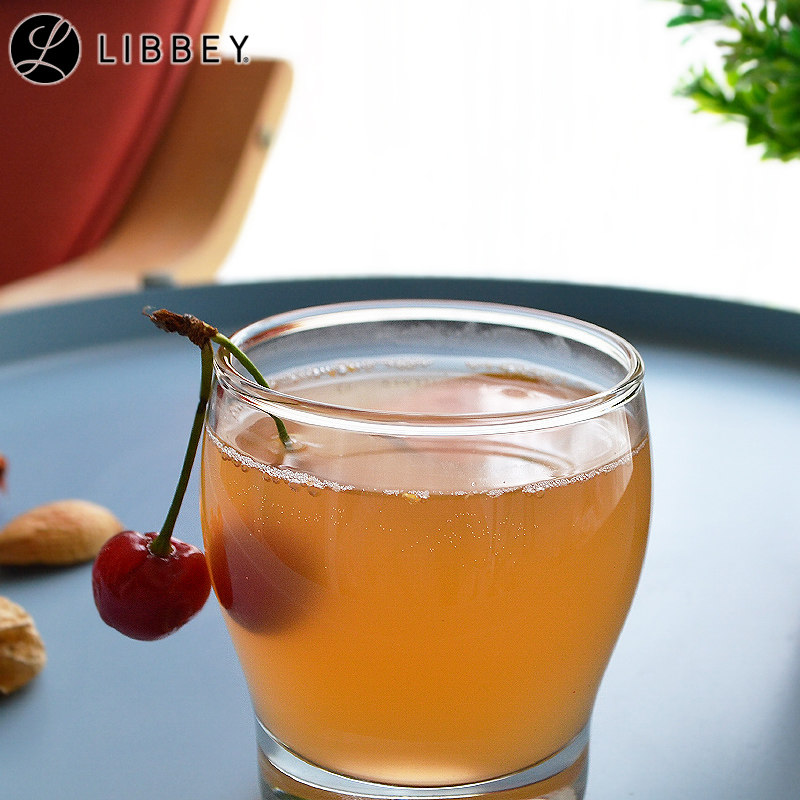 LIBBEY厚底玻璃杯洋酒杯创意饮料杯威士忌杯餐厅酒吧KTV杯子水杯_虎窝淘