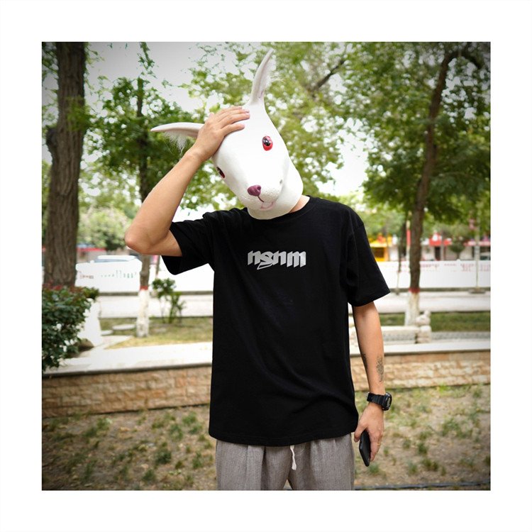 RichUp原创反光新疆劳道T恤短袖中袖宽松乌苏啤酒重磅厚NSNM_虎窝淘