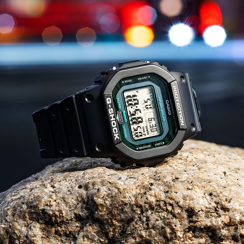 卡西欧Casio手表男表GWB5600太阳能防水防震小方块2021硬碰硬_虎窝淘