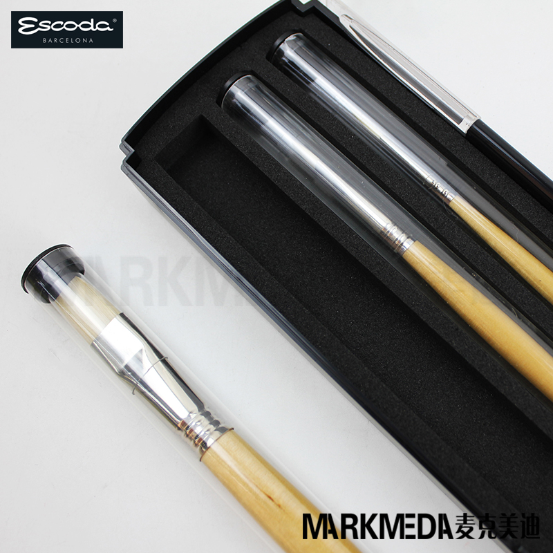 进口西班牙笔皇Escoda洛佩兹款猪鬃油画笔水粉笔丙烯笔8602-2_虎窝淘