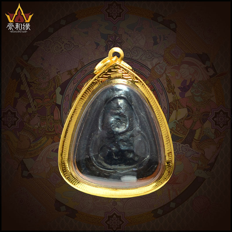 【百年老牌】龙婆boon 2460-2477六手必打掩面佛泰国佛牌萨玛空_虎窝淘