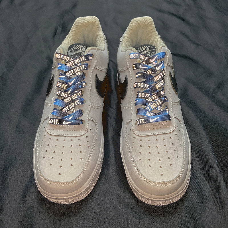 2022新款af1空军一号反光鞋带发光aj1篮球鞋男女同款dunk扁平款潮_虎窝淘