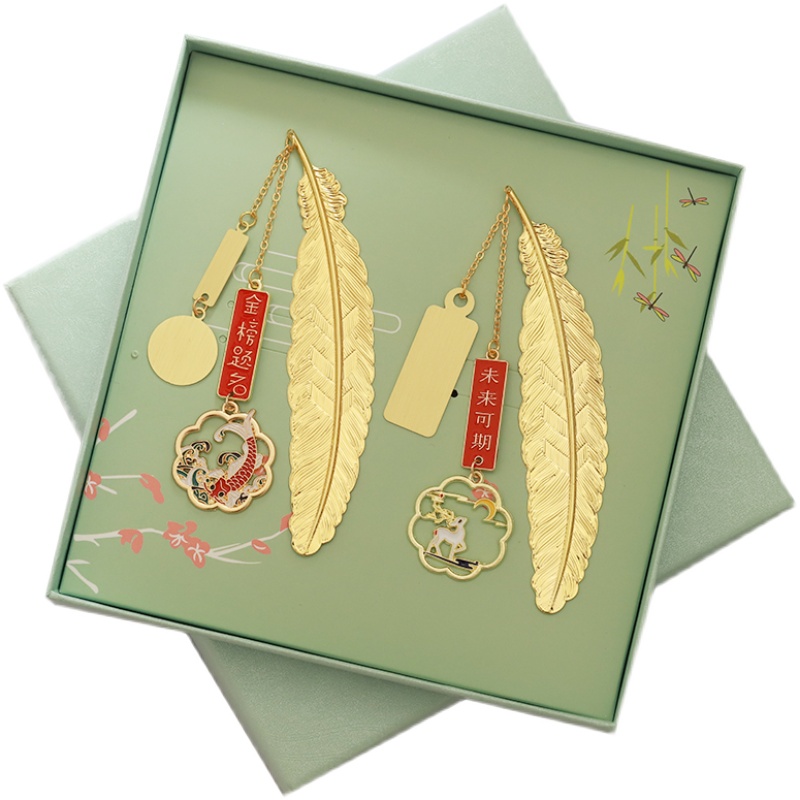 DIY姓名黄铜牌定制清华北大金属羽毛书签金榜题名毕业纪念品学生_虎窝淘