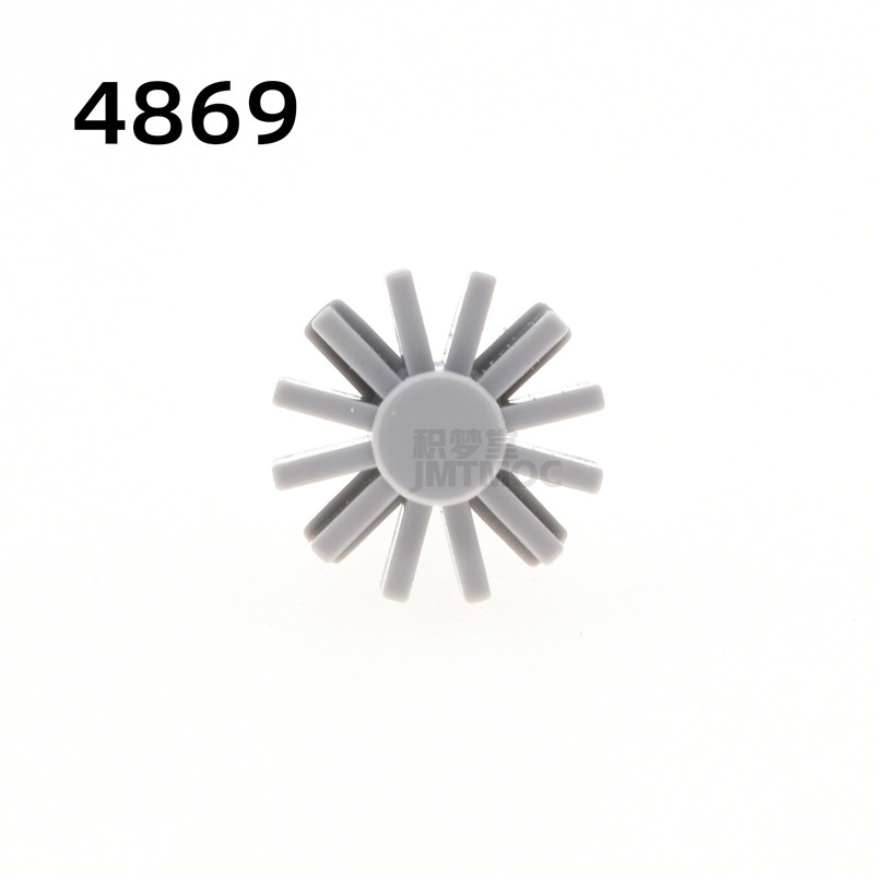 积梦堂小颗粒积木MOC零配件4869喷射飞机引擎十字轴迷你建筑塔楼_虎窝淘