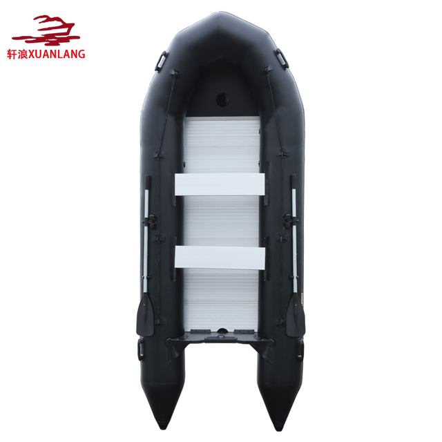 Thickened aluminum alloy bottom assault boat, kayak, inflatable boat ...