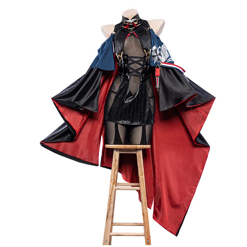 现货悠窝窝Uwowo碧蓝航线埃吉尔cosplay服装女黑丝奶盖德巡舰B_虎窝淘