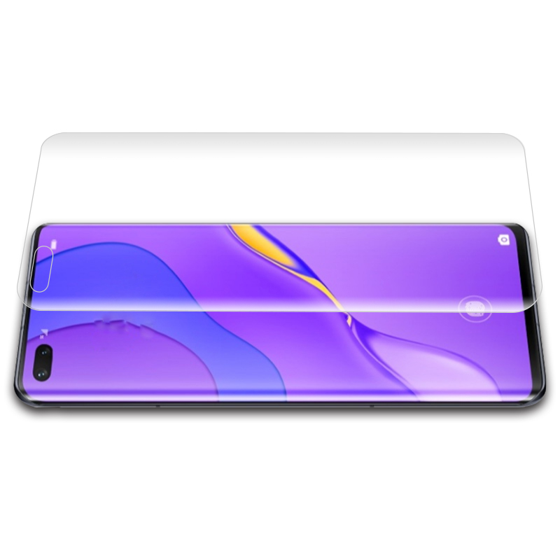 适用于华为nova7手机膜nova7pro曲面屏手机膜nova7se保护膜全覆盖全包高清软膜普通塑料PET高透贴膜指纹识别_虎窝淘