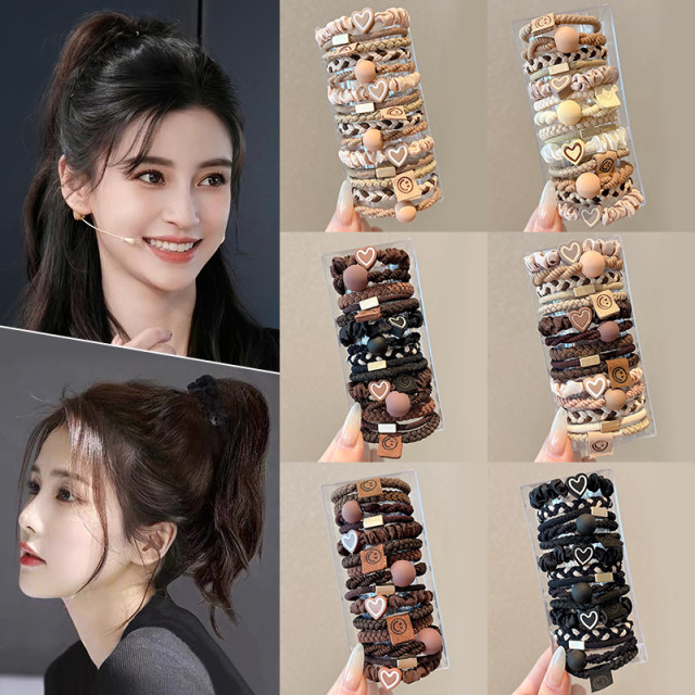 Women's rubber bands with high-end headbands 2025 new high-end hair ...