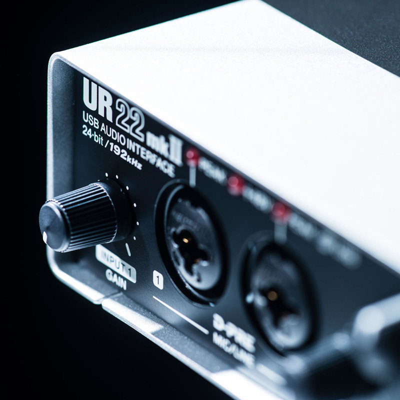 YAMAHA雅马哈声卡UR22C UR22 MKII MK2专业编曲直播乐器录音设备_虎窝淘