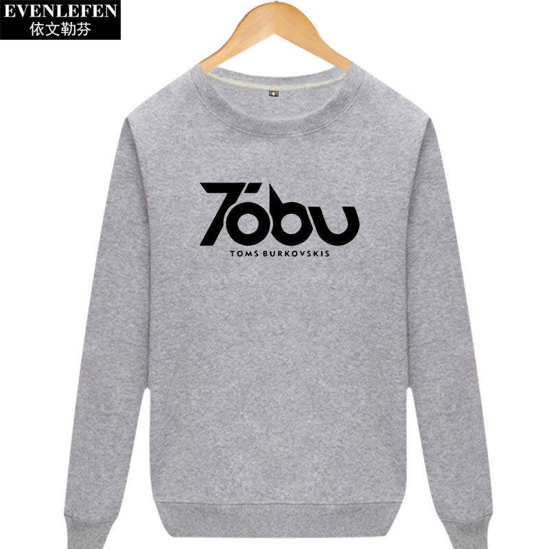 Tobu摇滚DJ电音音乐圆领薄款卫衣男女趣味个性7obu上衣服长袖套头_虎窝淘