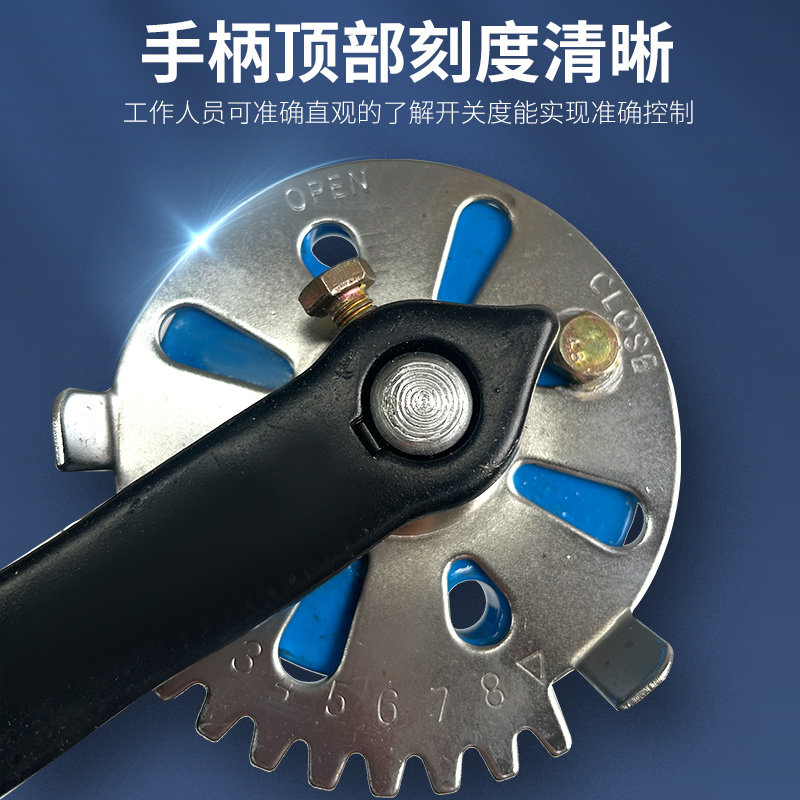 D71X-16手柄对夹蝶阀 球墨铸铁手动对夹式 碟阀dn65 80 100 150_虎窝淘