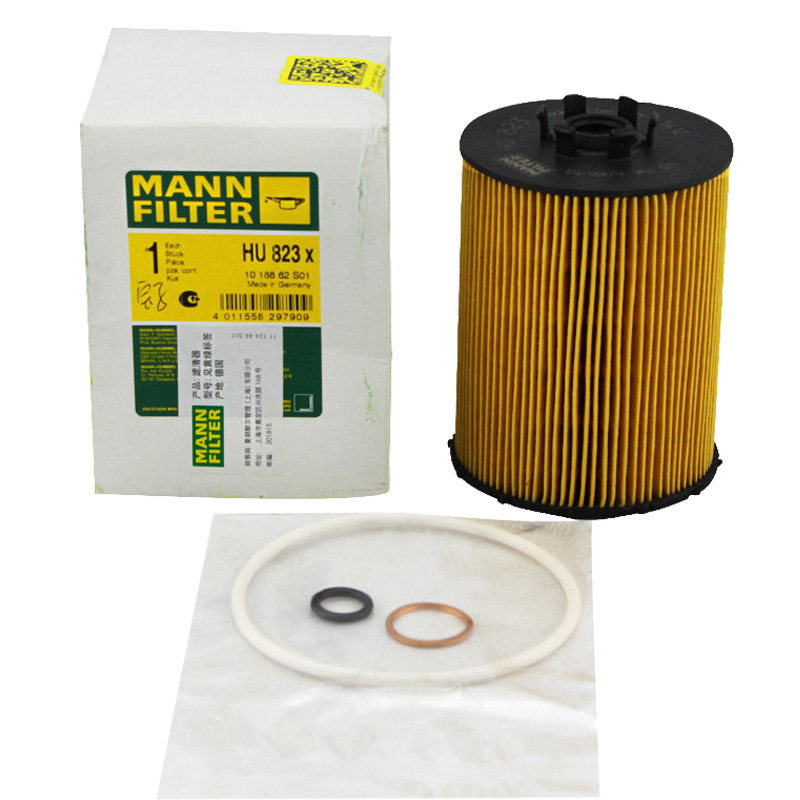 适配宝马X5 550i 750i E65 E66机滤曼牌机油滤芯格滤清器HU823X_虎窝淘