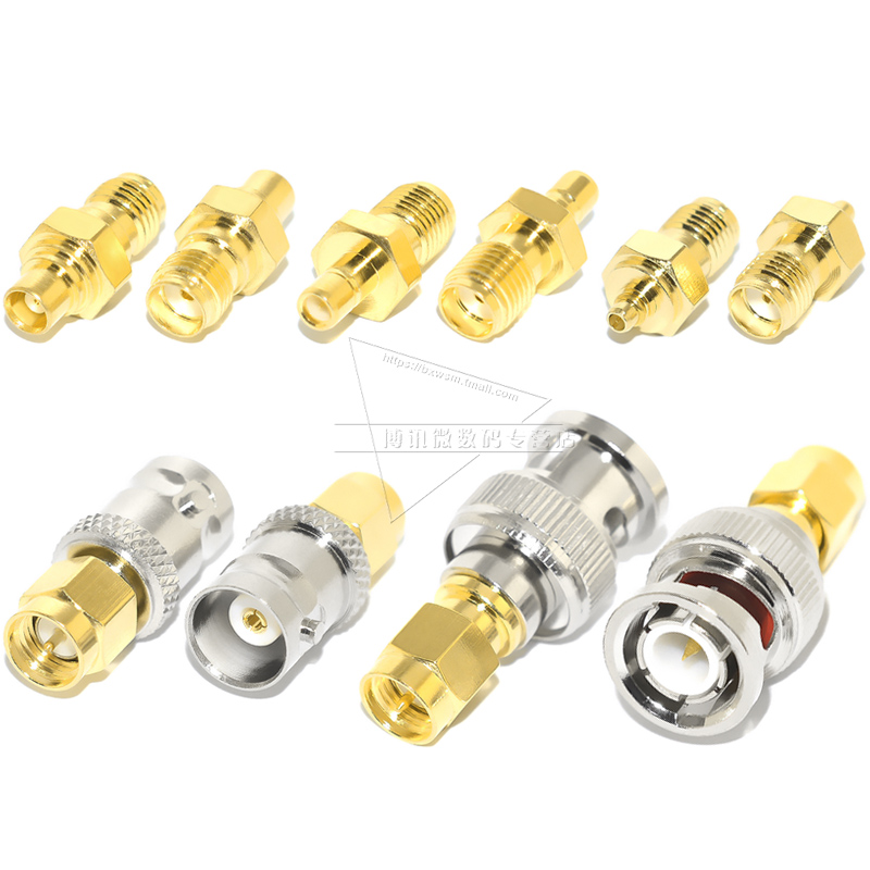 SMA射频转接头SMA转BNC TNC MCX MMCX SMB JJ KK KJ JK公母转换头_虎窝淘