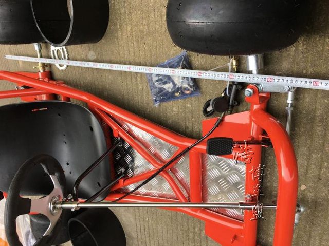 168CC homemade four-wheel drift kart frame modified kart accessories ...