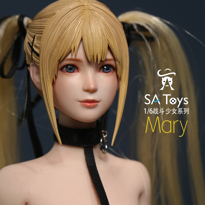预售SAtoys 1/6兵人偶 Mdry战斗少女套装M001适配TBL S44包胶素体_虎窝淘