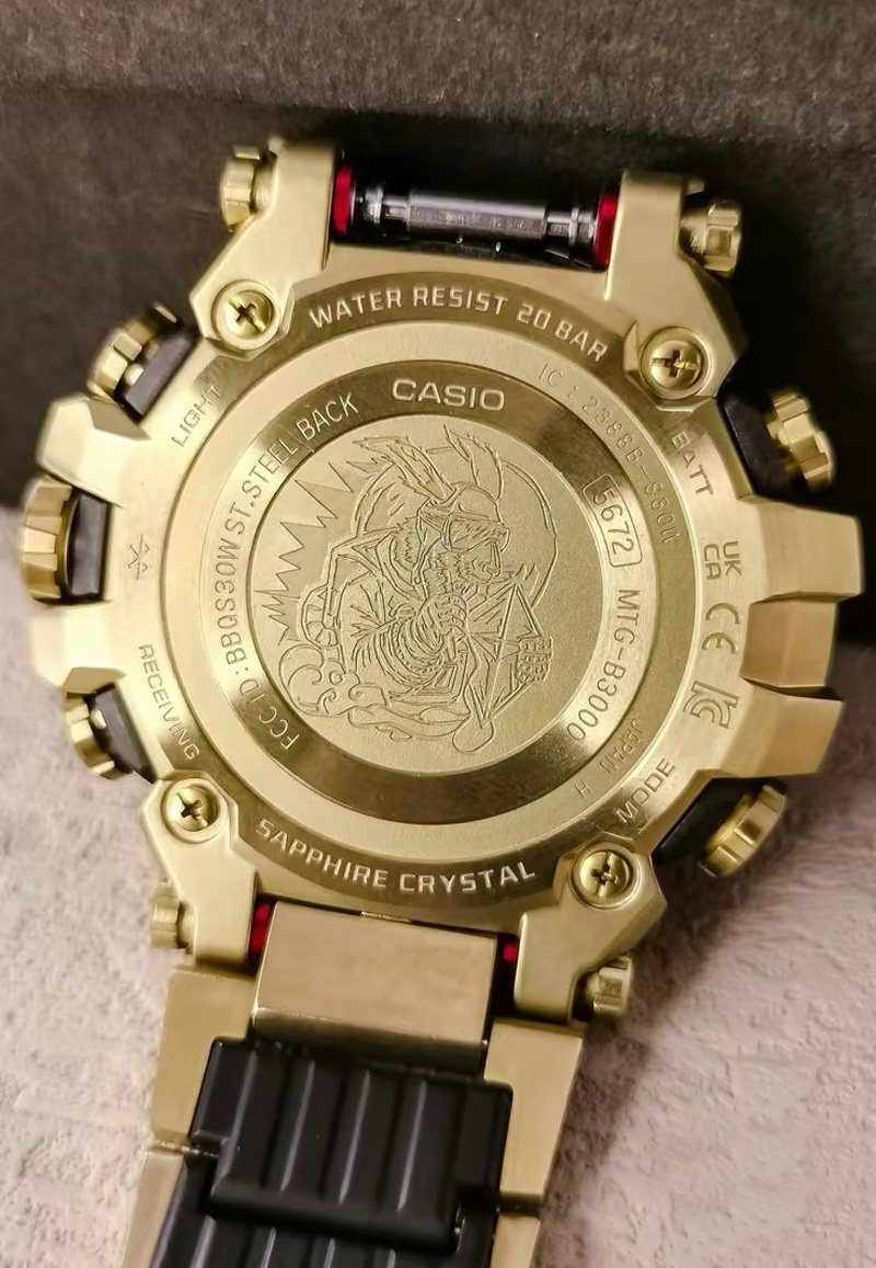 卡西欧手表兔年生肖款MTG-B3000CX-9A/BD-1A2太阳能电波蓝牙防水_虎窝淘