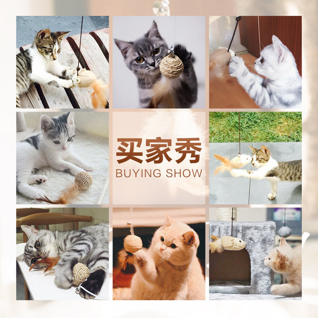 Cat toy, self-stimulating, relieving boredom, little mouse, cat teasing ...