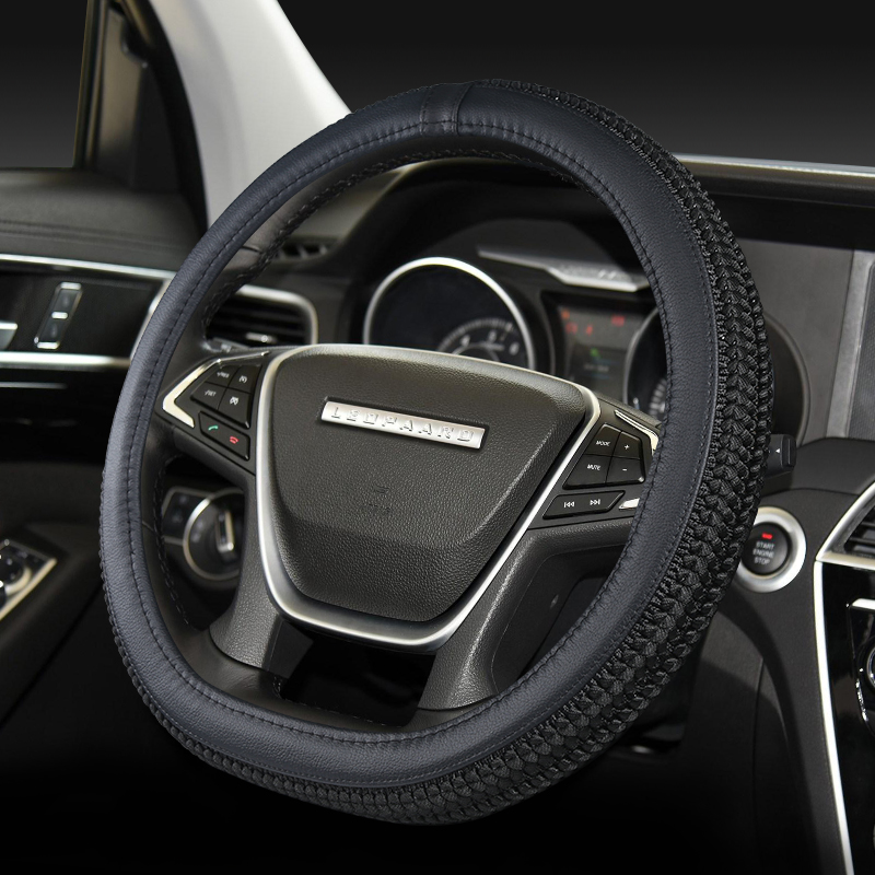 汽车方向盘套长丰猎豹CS10 CS9 CT5 CT7奇兵Q6迈途C5冰丝把套四季_虎窝淘
