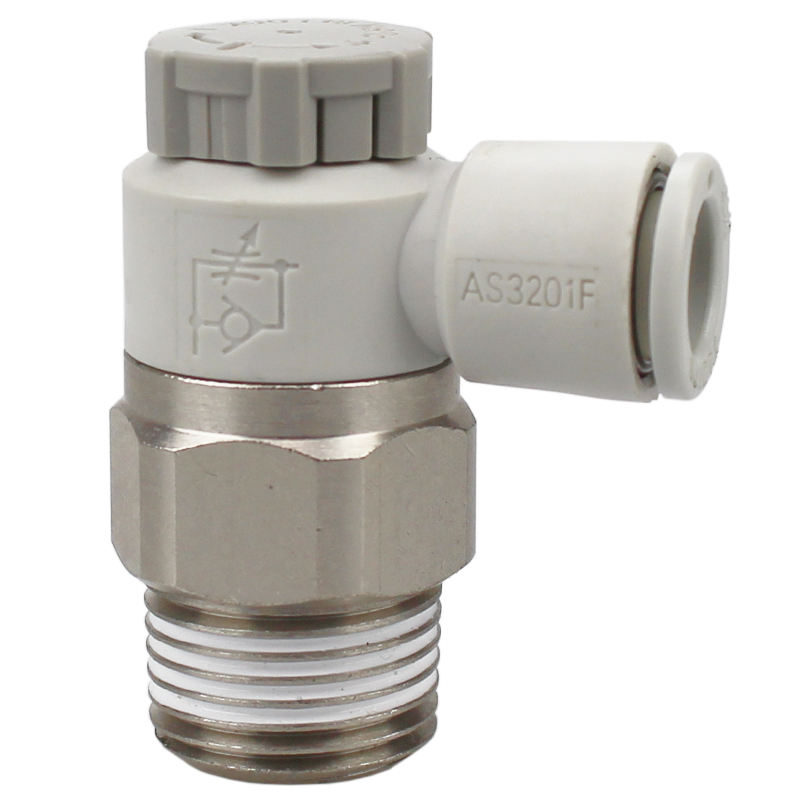 SMC型调速阀排气节流阀AS1201F-M5-04A 06A AS2201F-01-08SA 10SA_虎窝淘