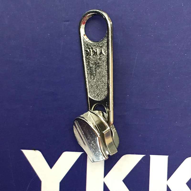 YKK拉头 YKK5号尼龙拉头镍色箱包拉头 YKK正品拉头大量现货供应_虎窝淘