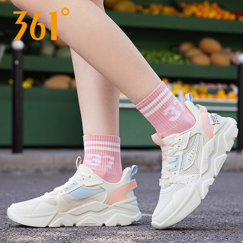 棱镜361女鞋运动鞋女2023夏季新款361度轻便网面透气休闲鞋跑步鞋_虎窝淘