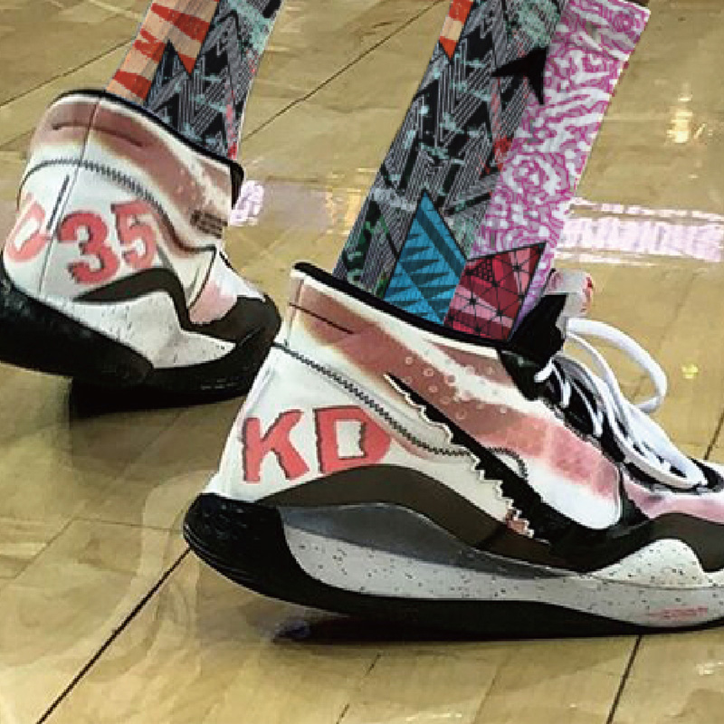 定制版杜兰特kd12袜子乳腺粉全明星配套篮球鞋高筒潮牌高帮篮球袜_虎窝淘