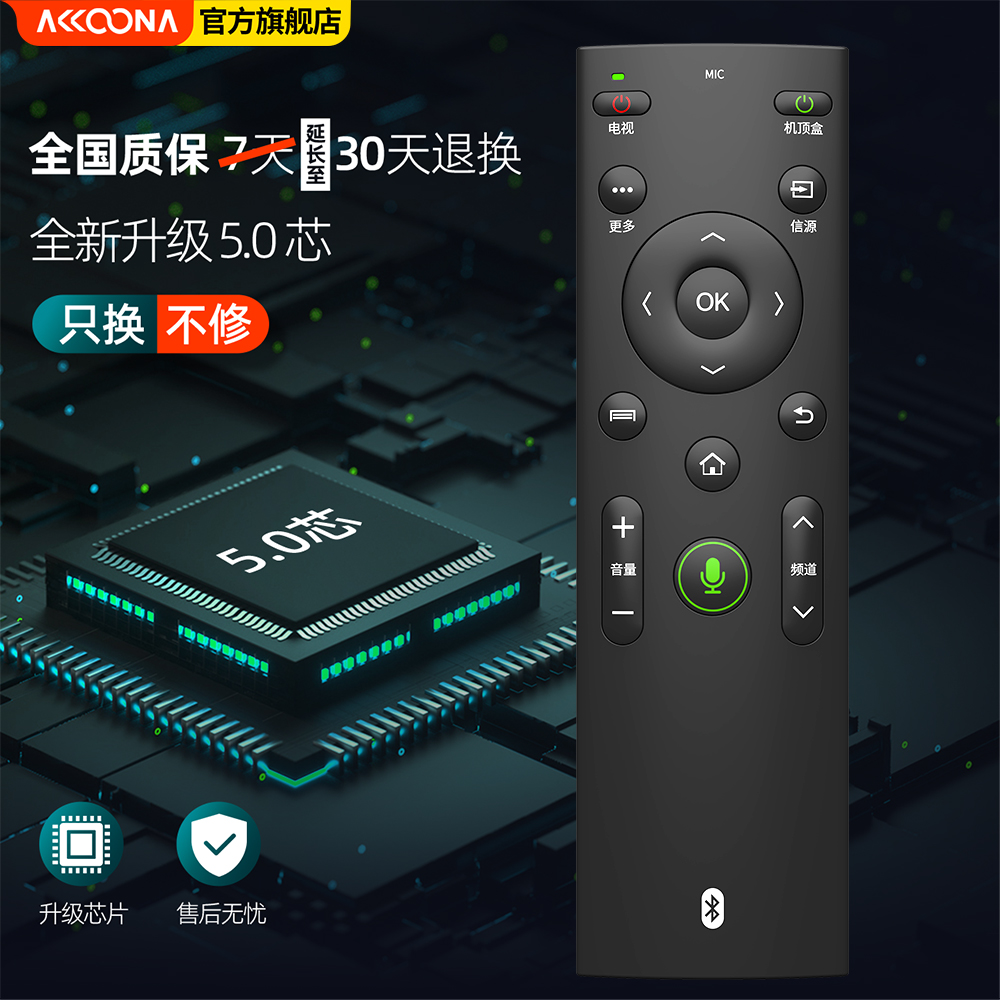 ACC适用康佳电视遥控器KW-Y003S蓝牙语音KW-YF002 Y003 Y004 005 KW-Y0035 Q55S U55 U65 ...