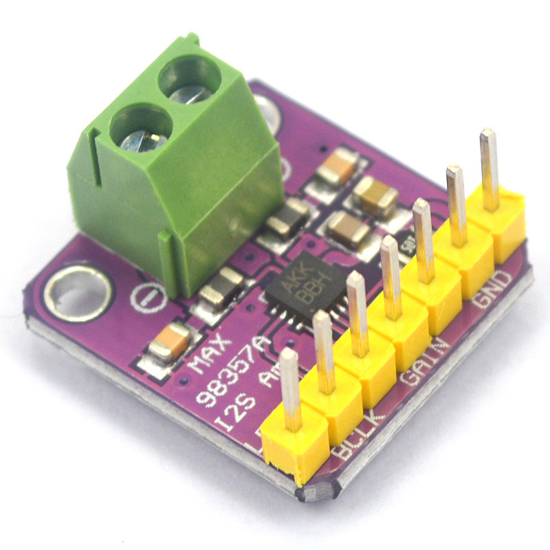 MAX98357音频放大器模块 I2S 3W无滤波D类放大器功放板 DIY_虎窝淘