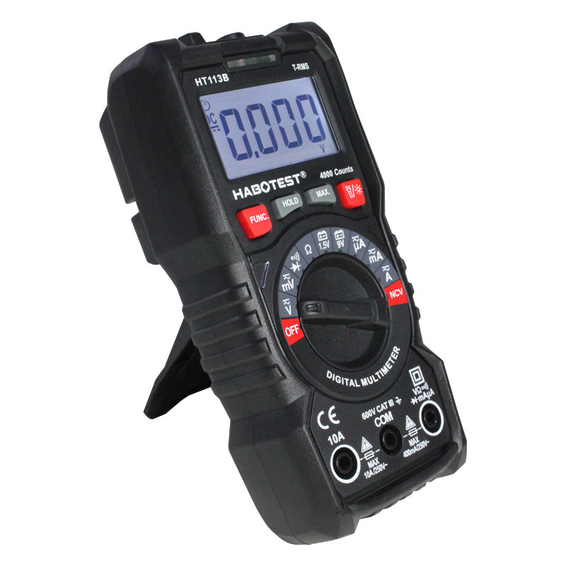 HABOTEST华博HT113A/B/C/830L小型便携式高精度电工数字万用表_虎窝淘