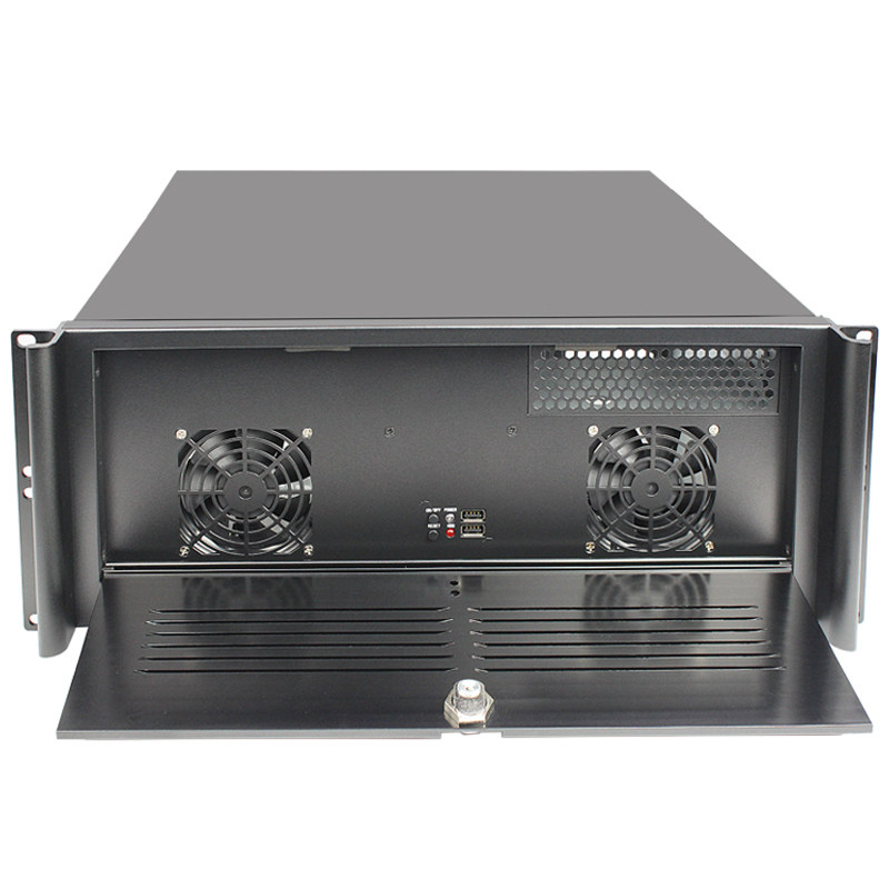 4U工控机箱机架式390短带光驱位卧式EATX双路主板电脑主机服务器_虎窝淘