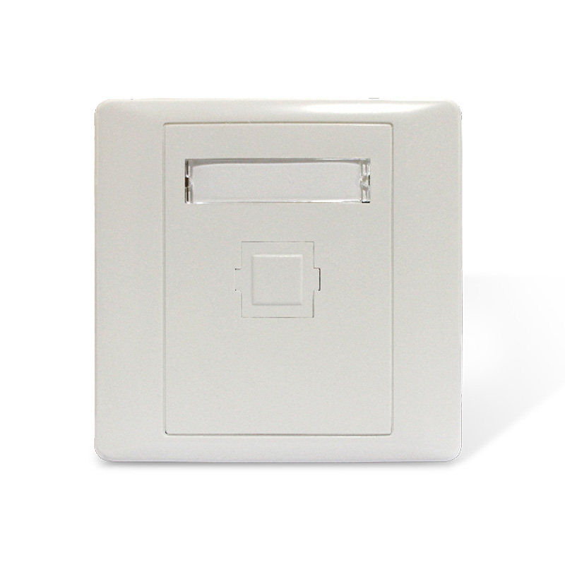 COMMSCOPE康普单口面板M10CF一位空白86型超五类六类网线电话语音电脑RJ45网络网线插座口760200428_虎窝淘