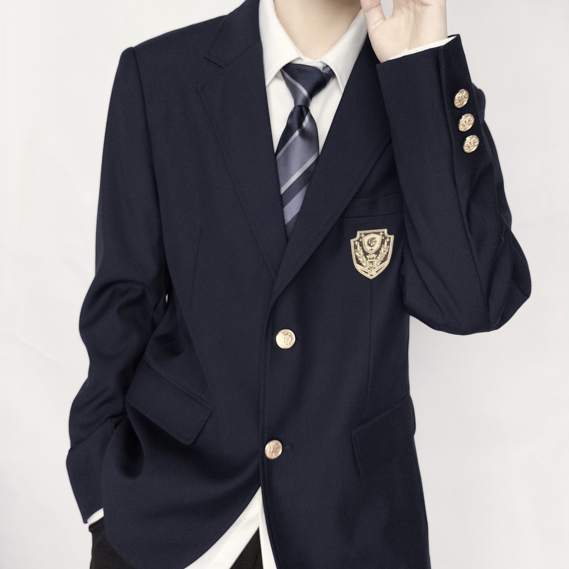 【刺篇原创】高校 jk/dk制服正版校供学院风男女西服外套秋冬_虎窝淘