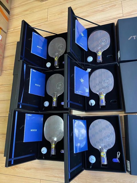 Spot limited edition STIGA blue label Xu Xin gold label blue carbon ...