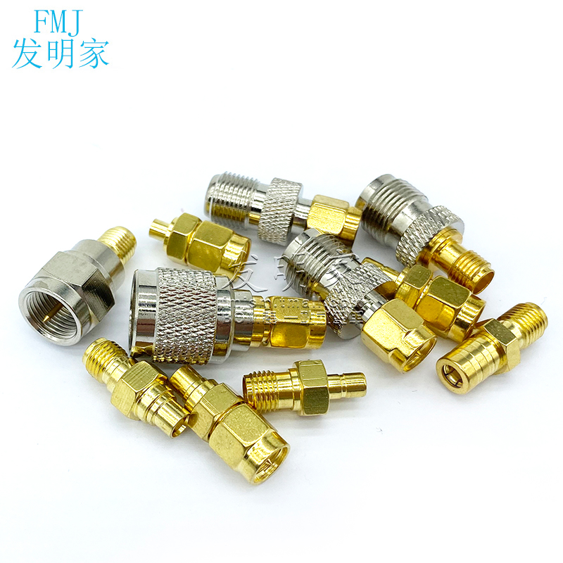 射频同轴SMA转TNC BNC MCX MMCX SMB F英制JJ KK JK KJ公母转接头_虎窝淘